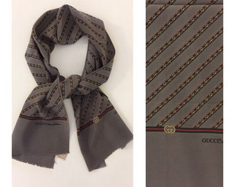 Vintage gucci scarf | Etsy