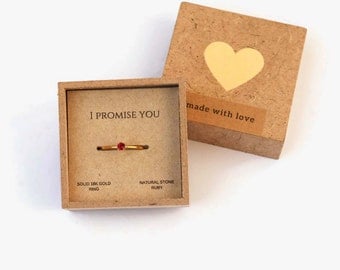 Promise ring love | Etsy