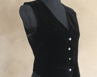 Velvet vest | Etsy