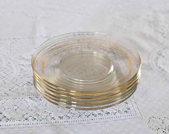 Clear glass plate | Etsy