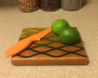 Inlay cutting board | Etsy