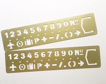 Ruler stencil | Etsy