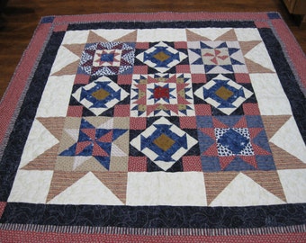 Patriotic Eagle Star Quilt Pattern