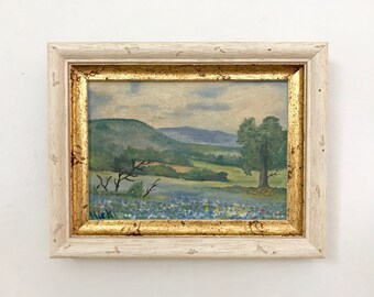 Bluebonnet painting | Etsy