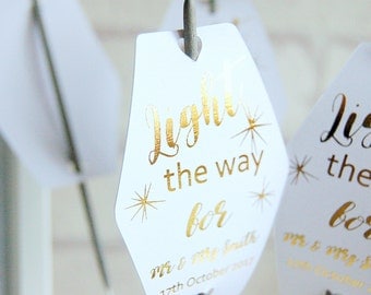 Wedding sparkler tag | Etsy