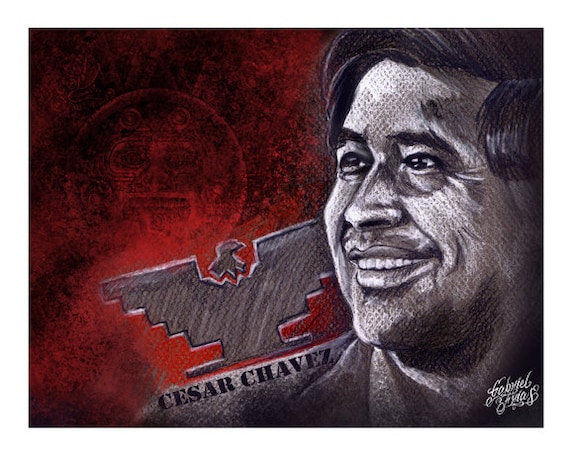 Cesar Chavez Si Se puede Art Print Limited Edition