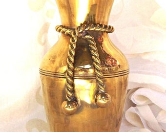 India brass vase | Etsy