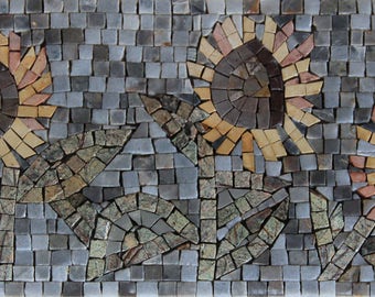 Sunflower mosaic | Etsy