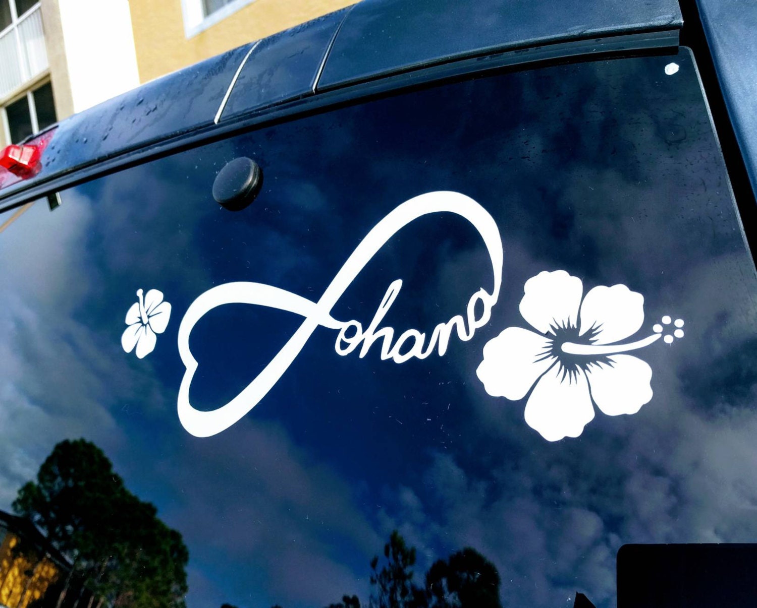 Disneys Lilo and Stitch inspired Ohana car decal with Hawaiian