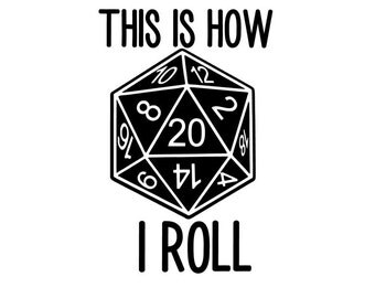 D20 decal | Etsy