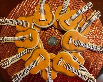 Guitar cookies | Etsy