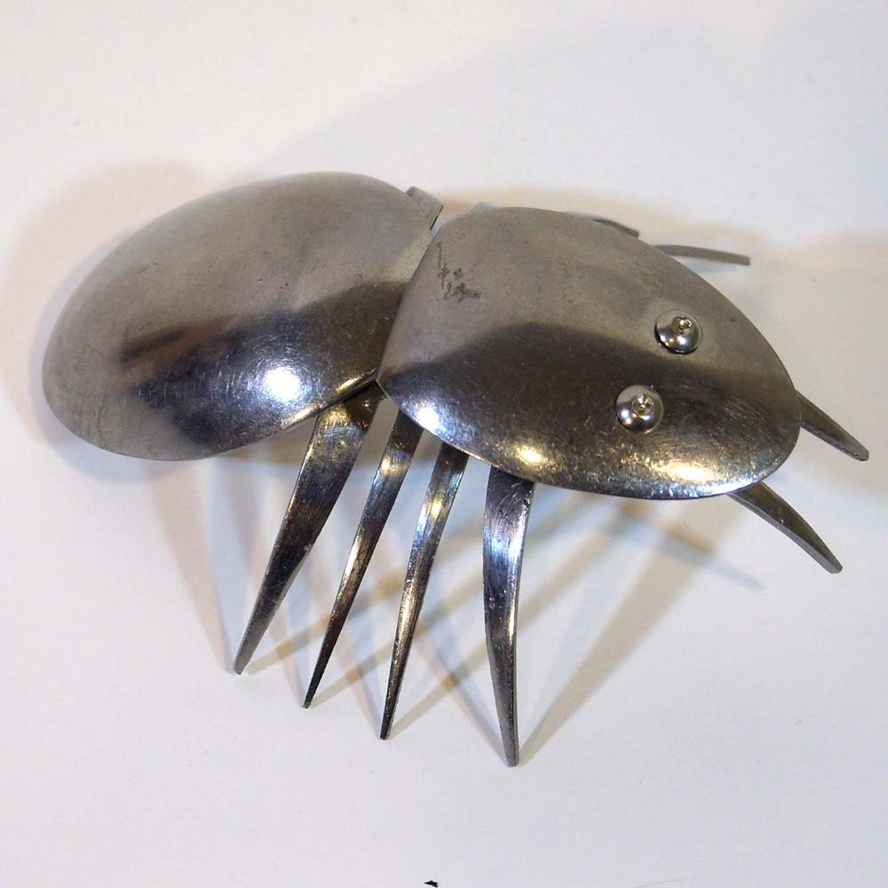 Spider Metal insect Metal sculpture Steampunk