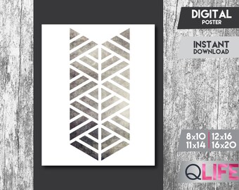 Unique abstract poster related items | Etsy