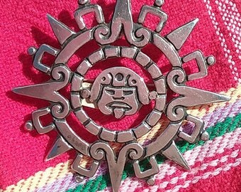 Aztec sun god | Etsy