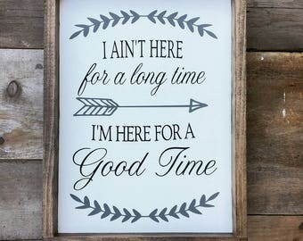 Good times sign | Etsy