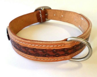 Concho dog collar | Etsy