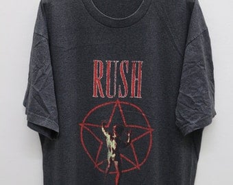 Rush band shirt | Etsy