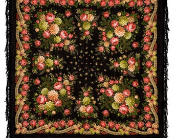 Babushka scarf | Etsy