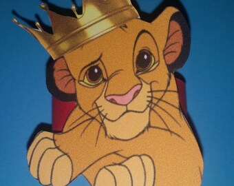Simba with crown | Etsy