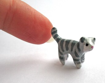 Polymer clay cat | Etsy