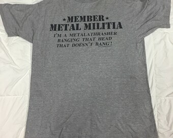 Metal militia | Etsy