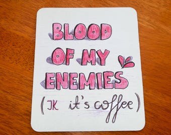 Blood of my enemies | Etsy