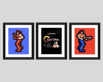 Nintendo Nintendo Art The Code For Contra Art Print