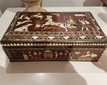 Bone inlay box | Etsy