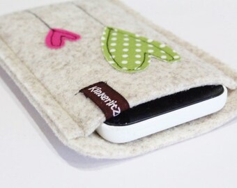 Felt phone cover | Etsy