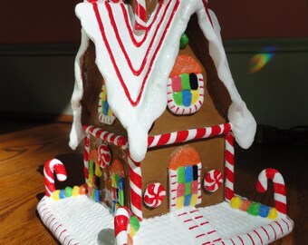 2 Story Inn Gingerbread House Template