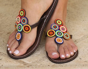 Kenyan sandals | Etsy