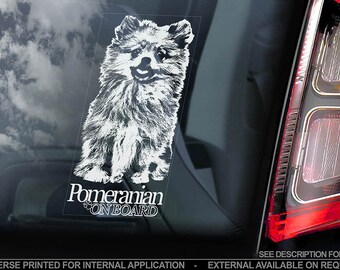 Pomeranian decal | Etsy