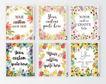 Floral poster | Etsy