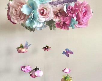 Floral mobile | Etsy