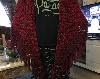 Knitted Wrap Scarf or Prayer Shawl pattern. PDF download.