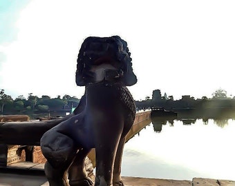 Fu Dog Lion Vinyl Sticker