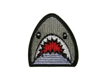 Shark patch | Etsy