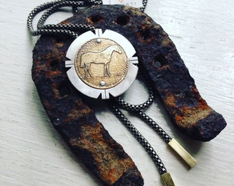 Cowboy string tie | Etsy