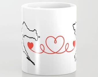 Long distance mug | Etsy