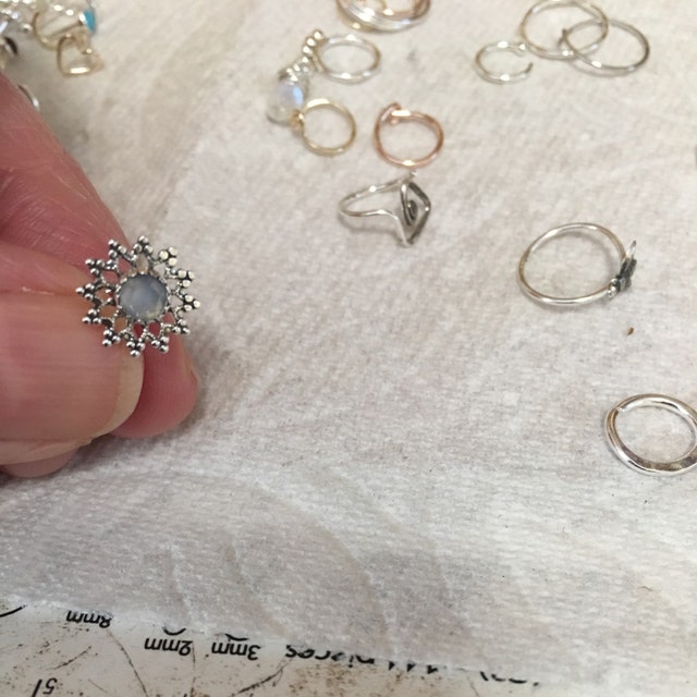 Nose Studs Nose Rings Nose Pins Rockin' Nose Art by RockYourNose