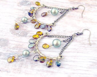 Gold gypsy earrings | Etsy