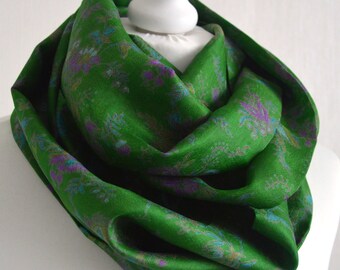 Emerald green scarf | Etsy