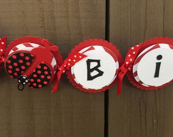 Lady bug banner | Etsy