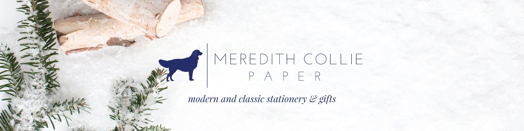 Modern and Classic Personalized Stationery by MeredithColliePaper