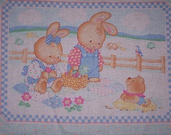 Baby quilt panel | Etsy