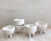 ceramic housewares// handmade ceramic jewelry// by hernameismud