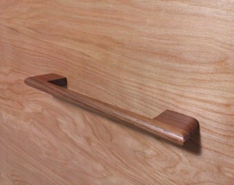 Walnut drawer pull | Etsy