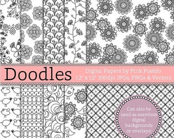 BLACK FRIDAY SALE Digital Papers Printable Papers by PinkPueblo