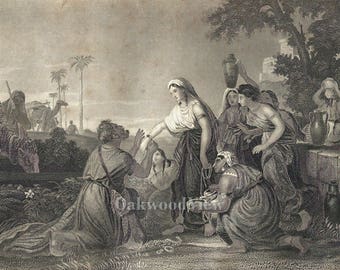 Biblical etchings | Etsy