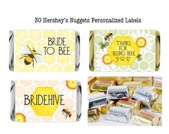 Mini Hershey Nugget Labels Great Gatsby Style Art Deco